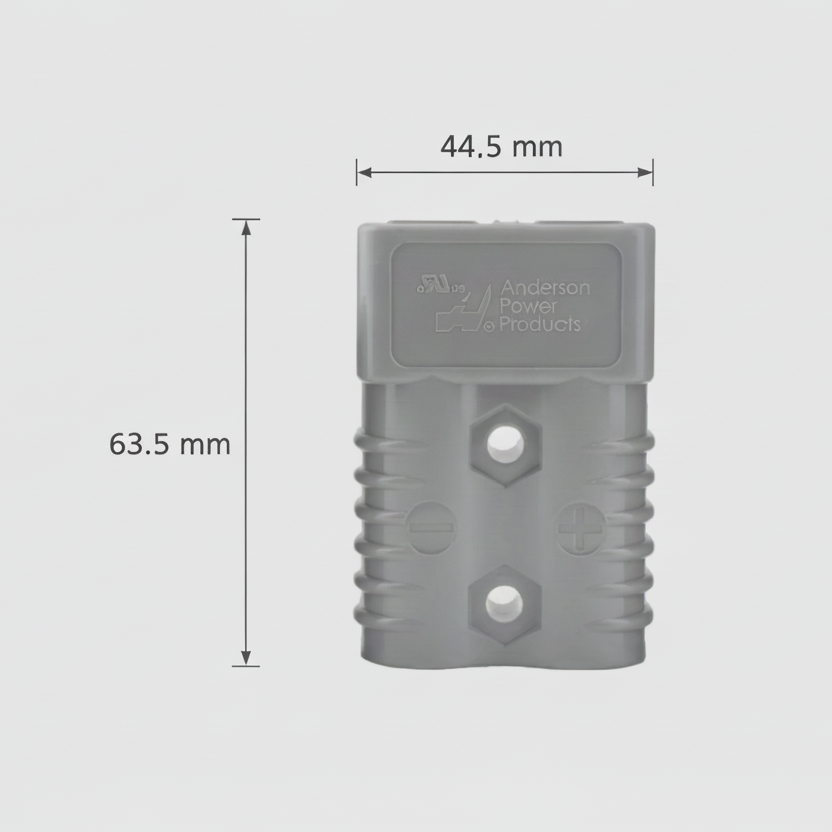SB120 Anderson Plug - Grey – Custom Power Cables